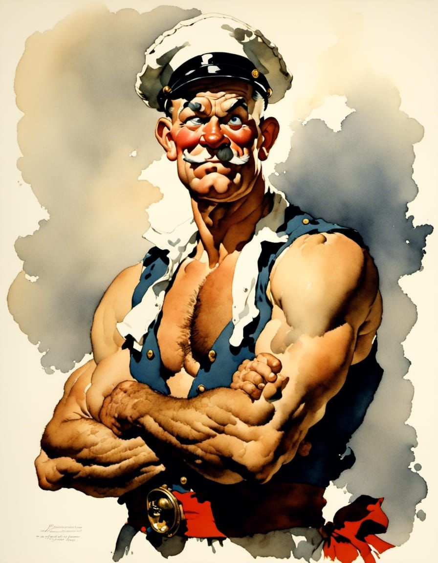 Variations: Popeye - AI Generated Artwork - NightCafe Creator