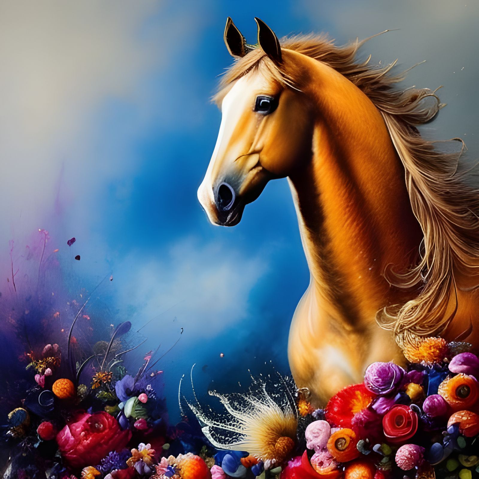 Horse - AI Generated Artwork - NightCafe Creator
