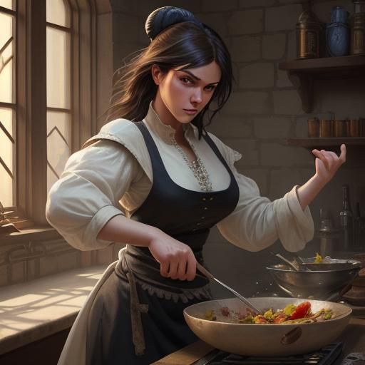 Strict Chef - AI Generated Artwork - NightCafe Creator