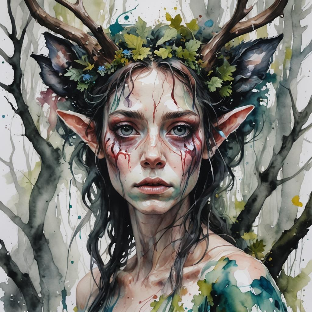 Eldritch Faun - AI Generated Artwork - NightCafe Creator