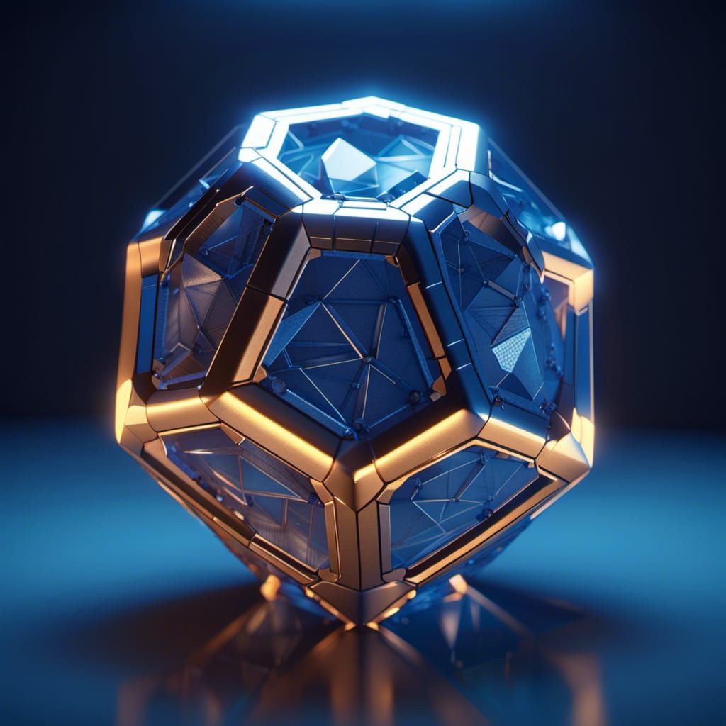 Kepler's Platonic solid - AI Generated Artwork - NightCafe Creator