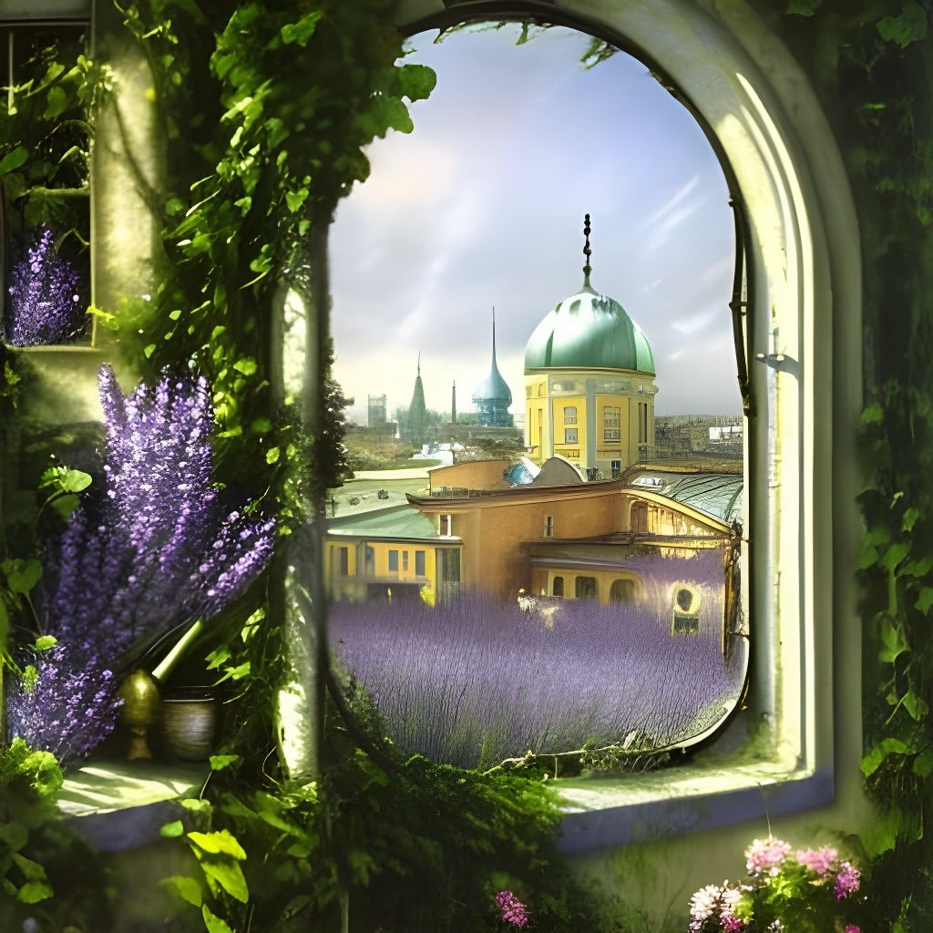 Helsinki Window View - AI Generated Artwork - NightCafe Creator