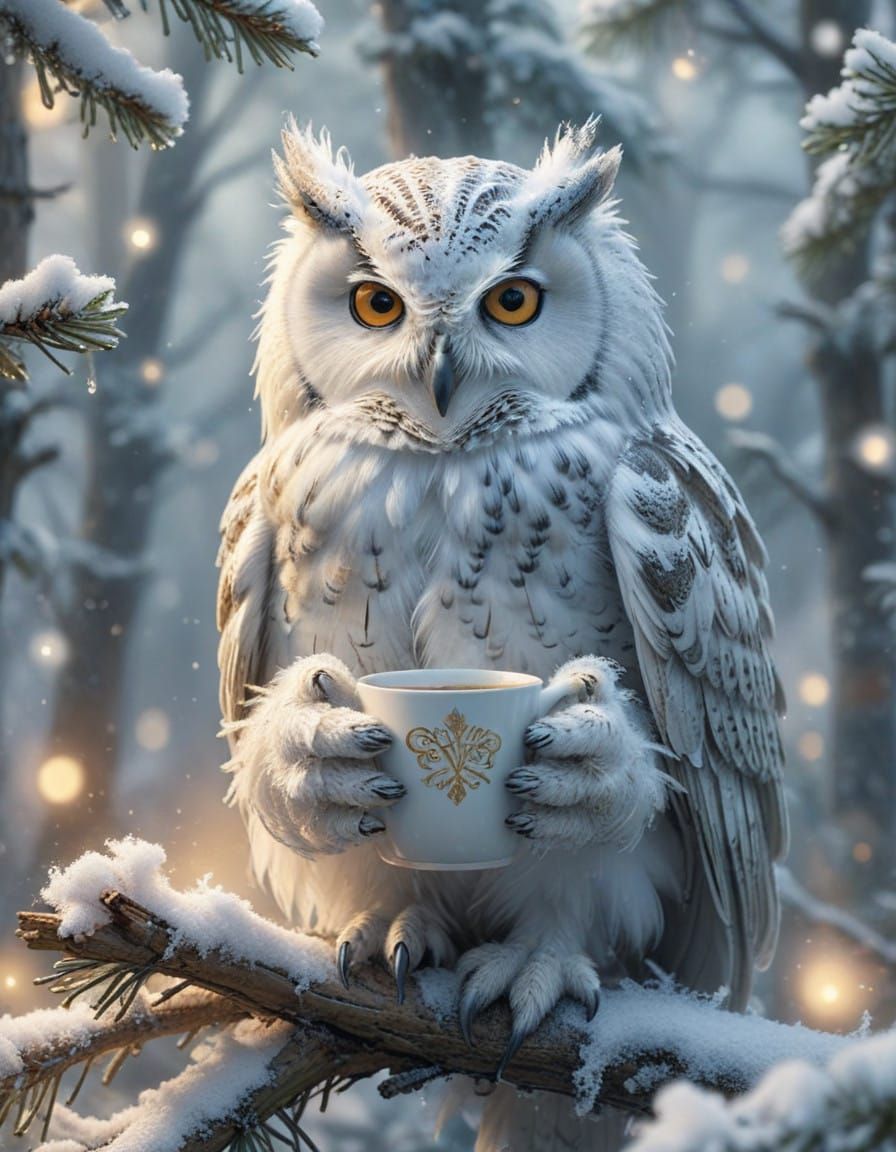 Owl's cup of tea - Owl's cup of tea
