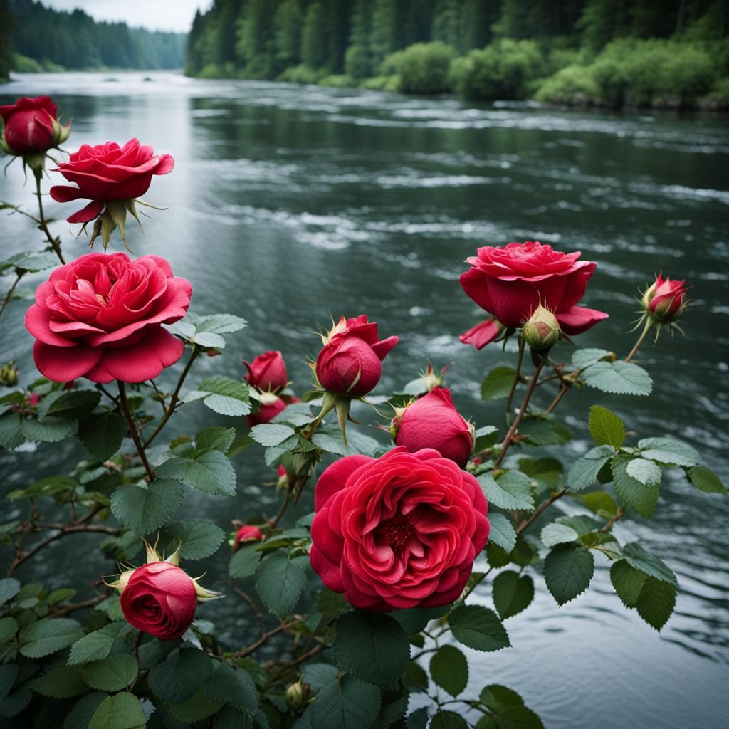 The Wild Rose. - AI Generated Artwork - NightCafe Creator