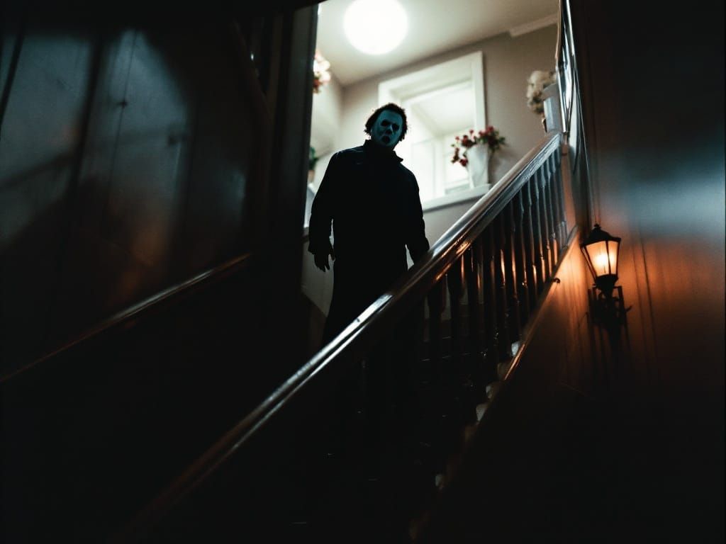 The Shape Looms - Surreal Horror Icon Loiters on a Haunting ...