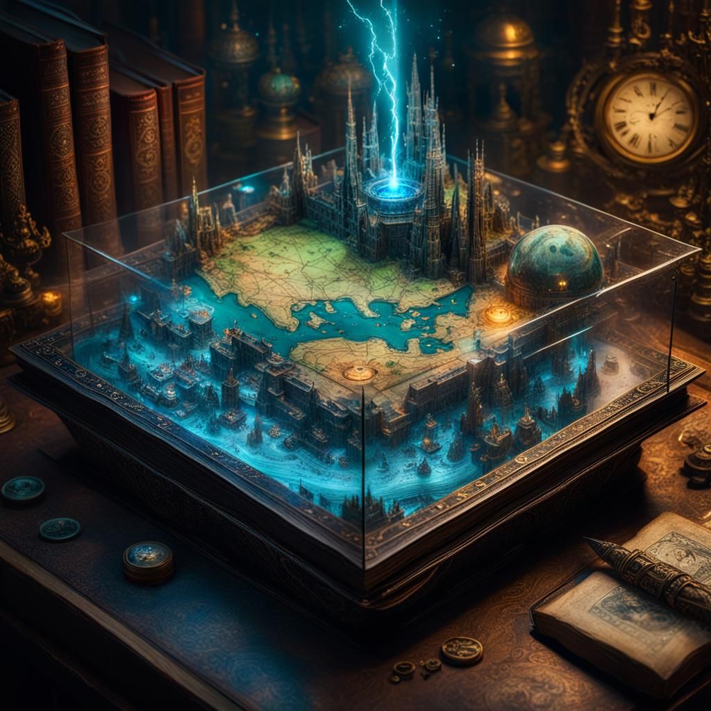 Map - AI Generated Artwork - NightCafe Creator