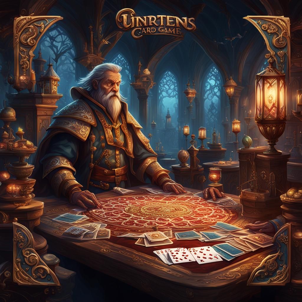 advertising poster for a card game - AI Generated Artwork - NightCafe ...