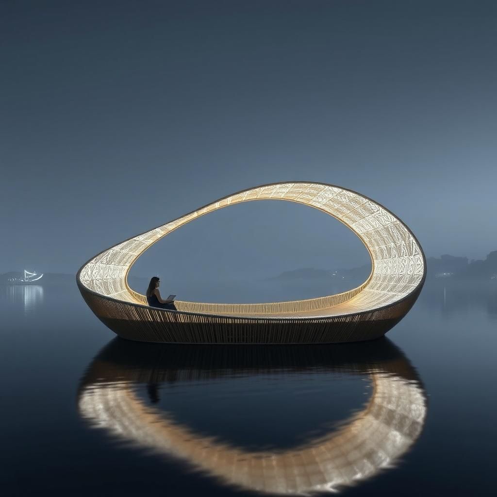 Floating Bamboo Turtle Form - Floating Bamboo Turtle Form