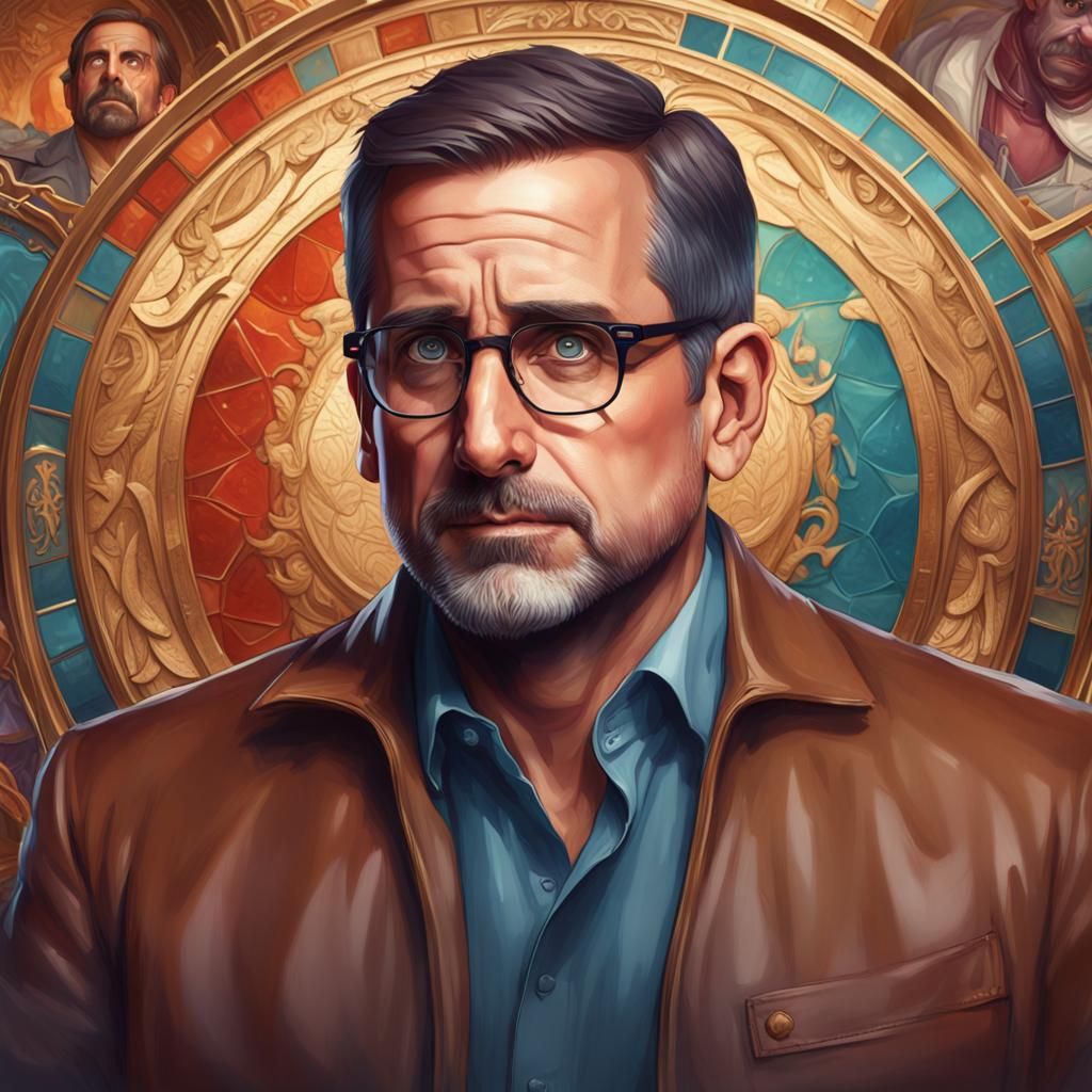 Steve Carell Got The Look! - AI Generated Artwork - NightCafe Creator