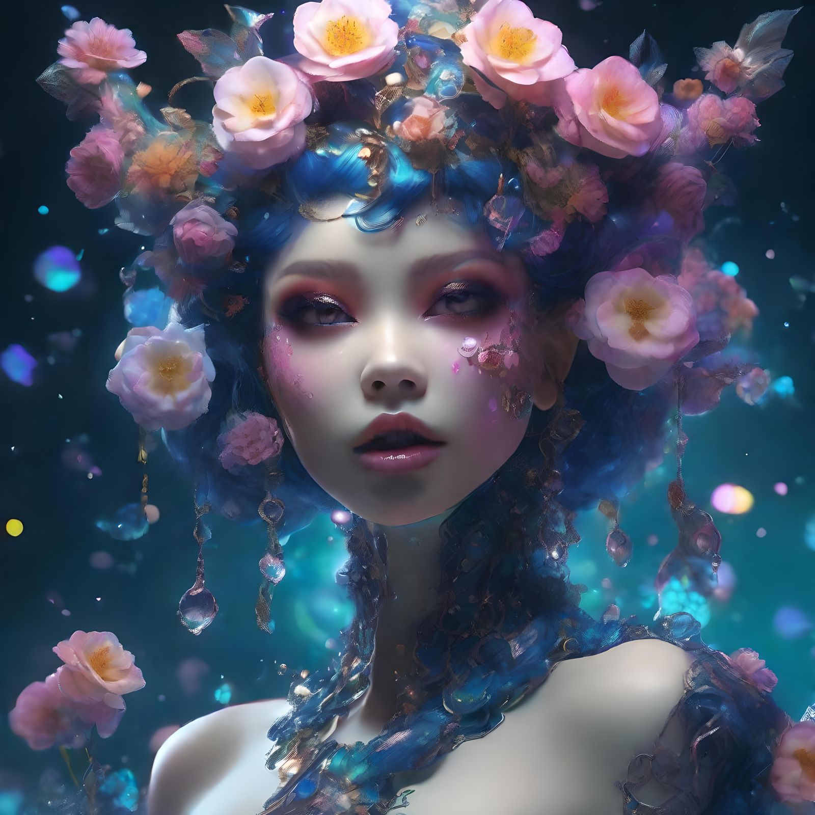 Cute fantasy girl - AI Generated Artwork - NightCafe Creator