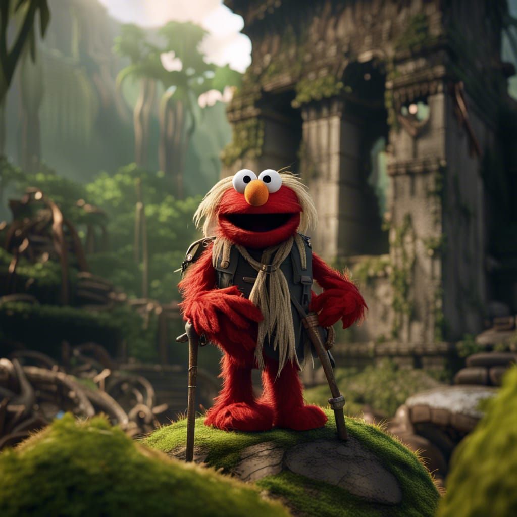 Elmo:) - AI Generated Artwork - NightCafe Creator