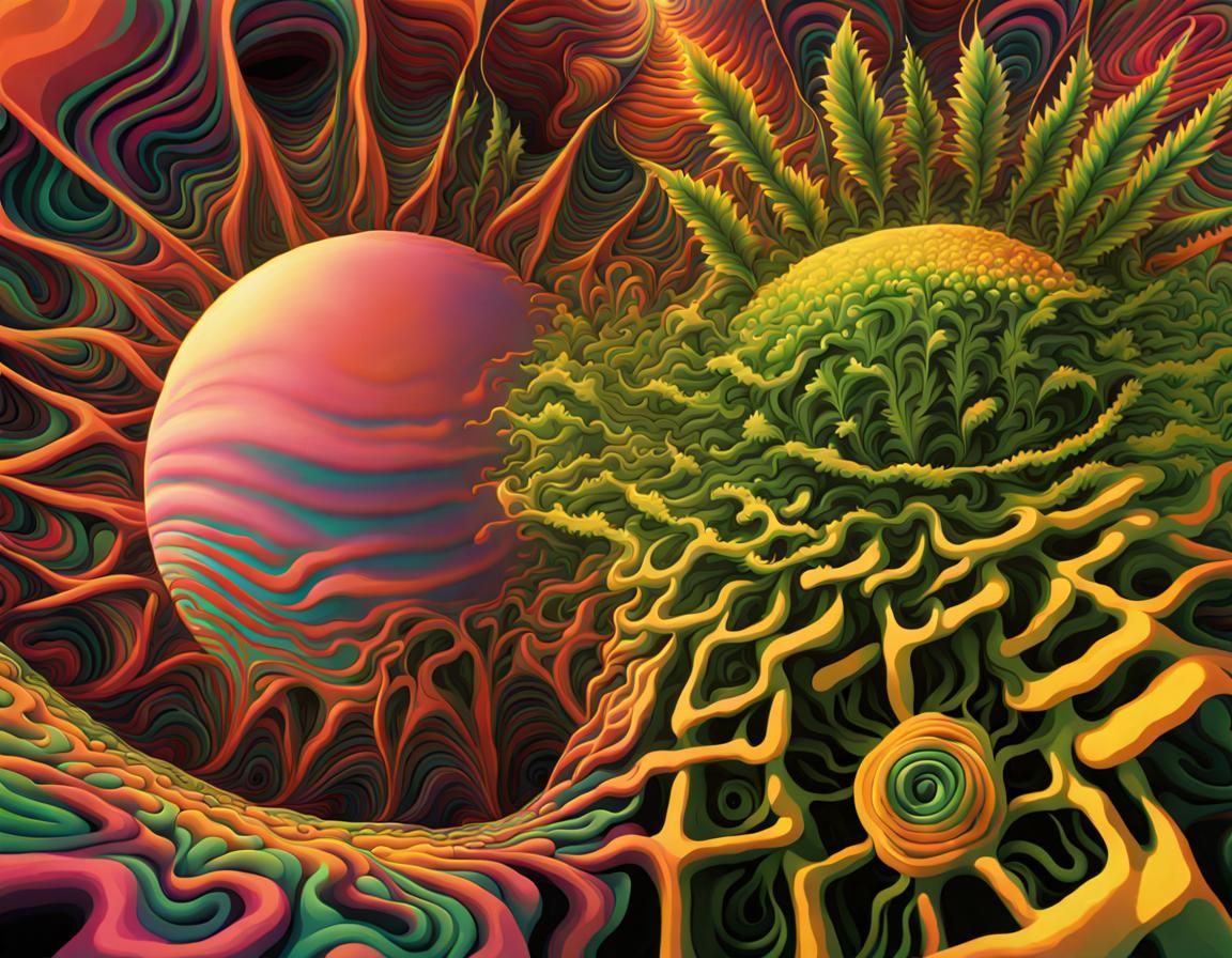 Psychedelic Melt - AI Generated Artwork - NightCafe Creator