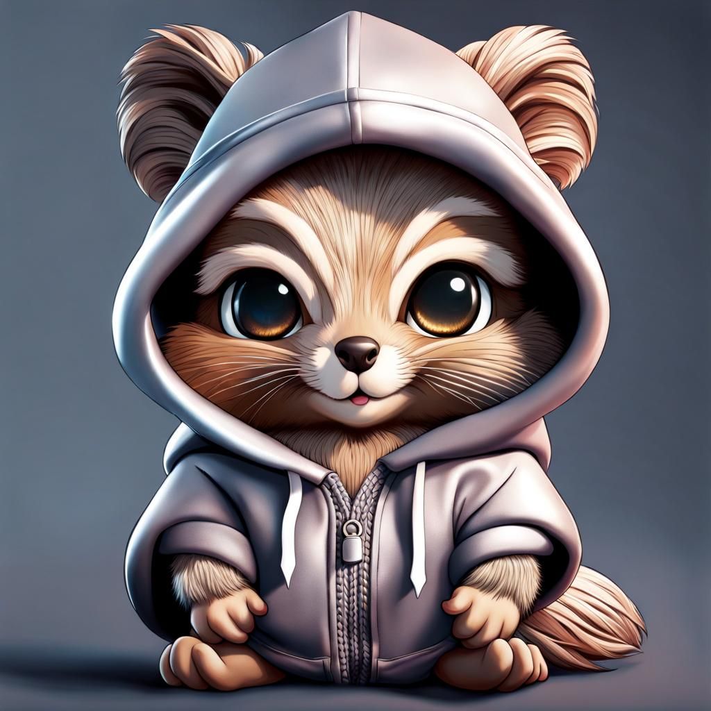 'Chibi Chipmunk in Hoodie' - ~ Evolved from @Greyson599 s 'Chibi ...
