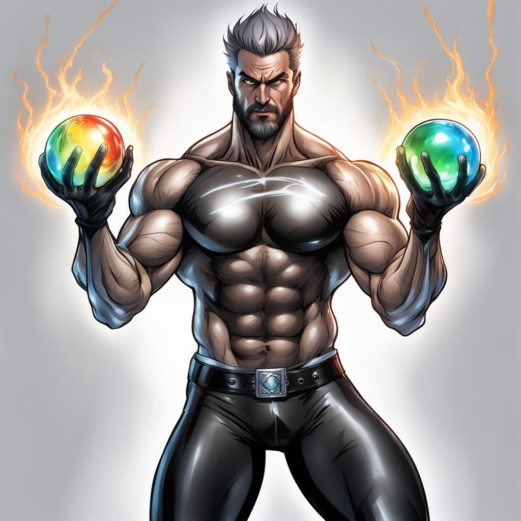 Elemental Man - AI Generated Artwork - NightCafe Creator