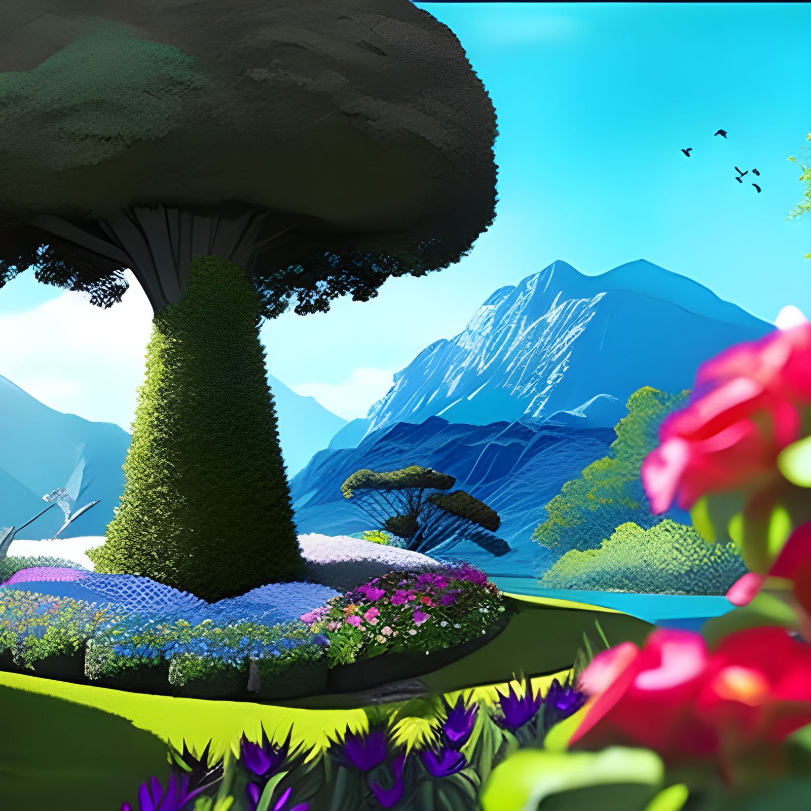 Paradise on Earth 🌍 - AI Generated Artwork - NightCafe Creator