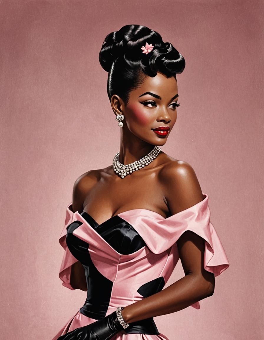 1950 beauty - AI Generated Artwork - NightCafe Creator