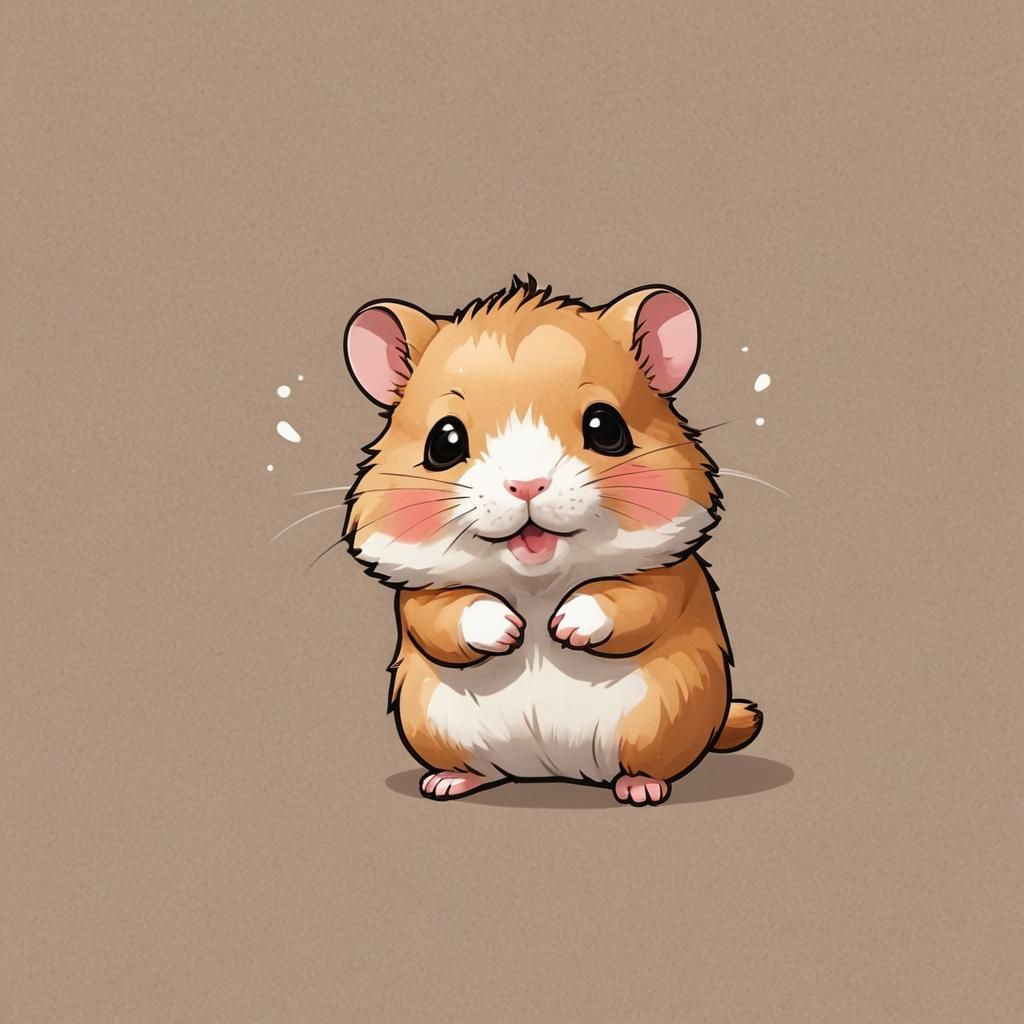 Chibi hamster - AI Generated Artwork - NightCafe Creator