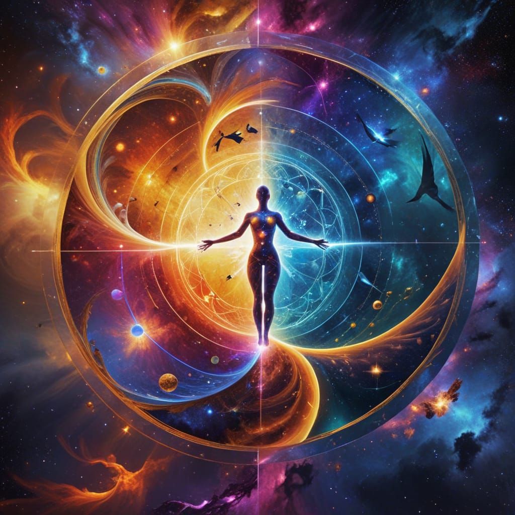 Flowing portal to cosmic dimensions