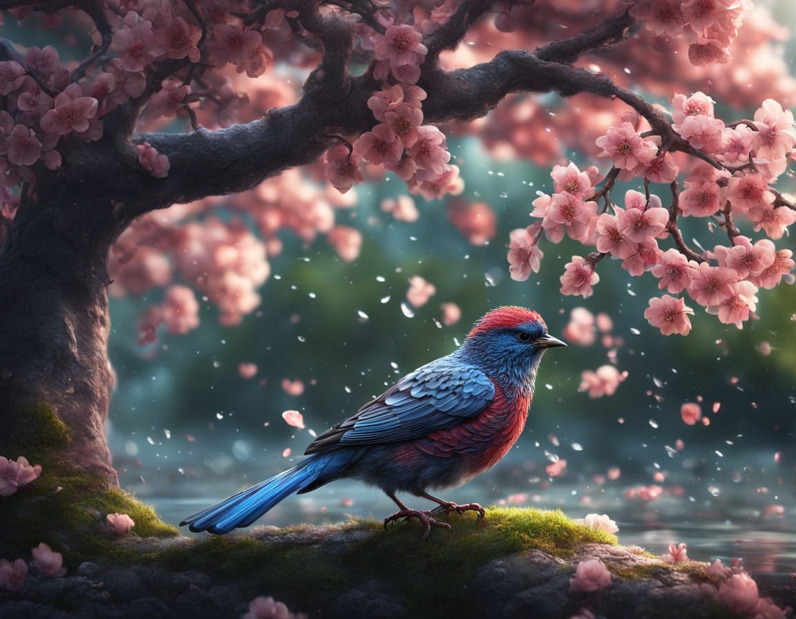 Blossom Tree - Ethereal Blossom Tree Masterpiece