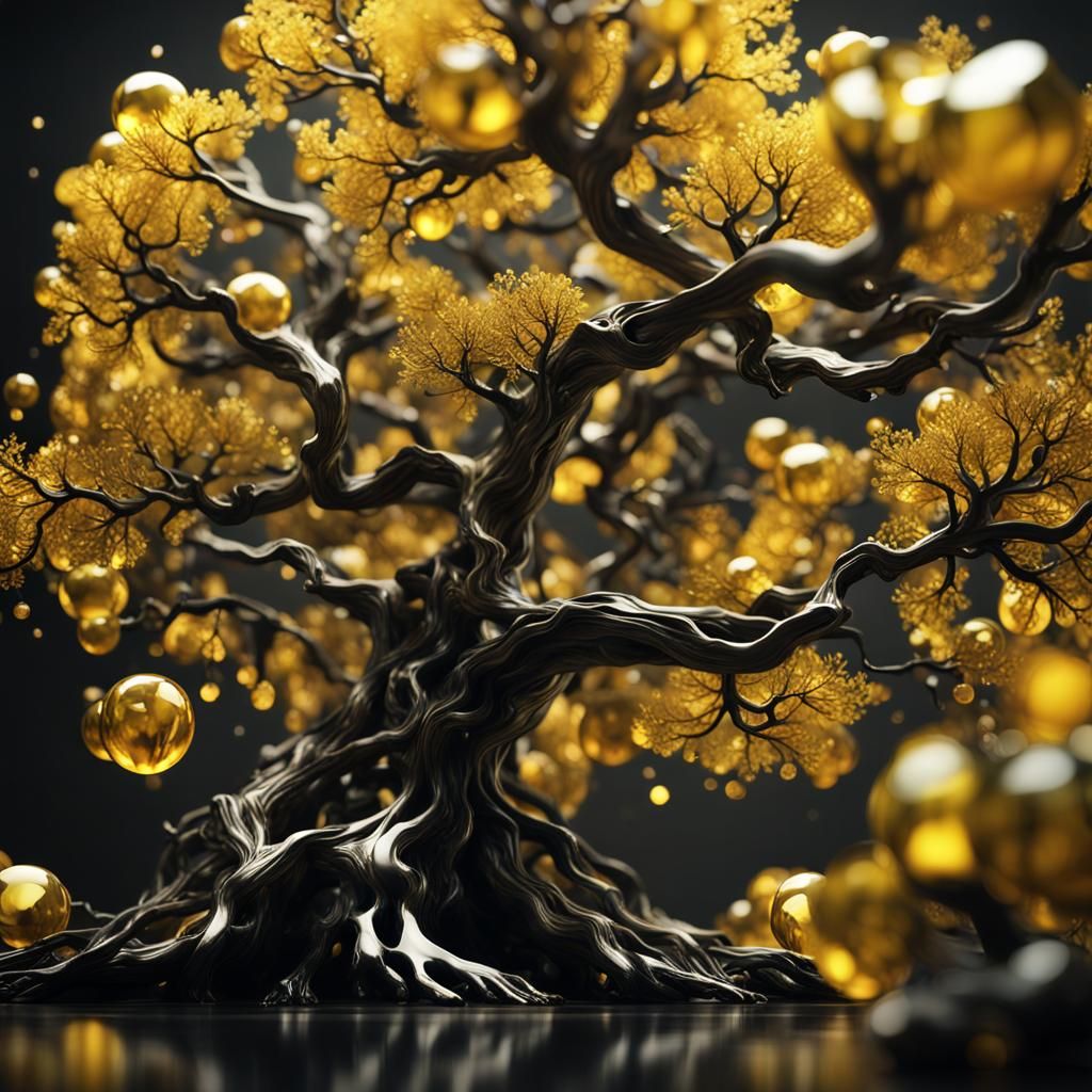 Crystal Tree - AI Generated Artwork - NightCafe Creator