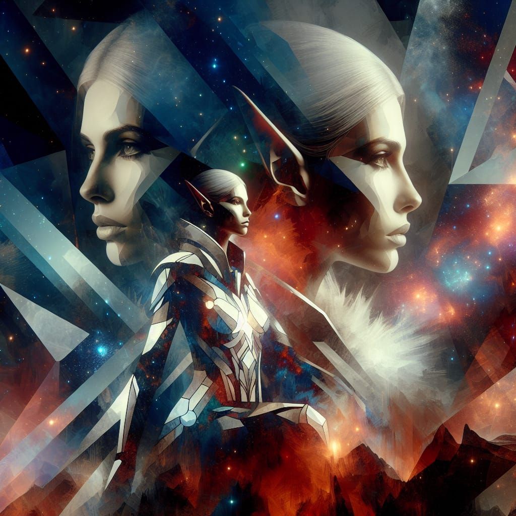 Space Elf… - AI Generated Artwork - NightCafe Creator