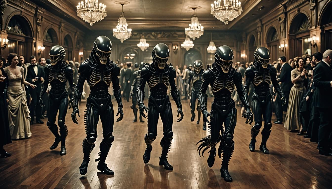 Pride, Prejudice and Xenomorphs - AI Generated Artwork - NightCafe Creator