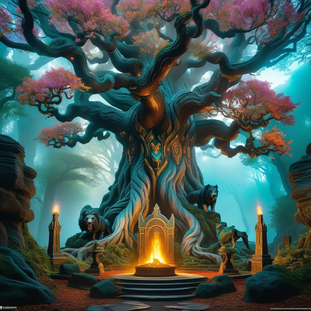 "False Idols" - AI Generated Artwork - NightCafe Creator