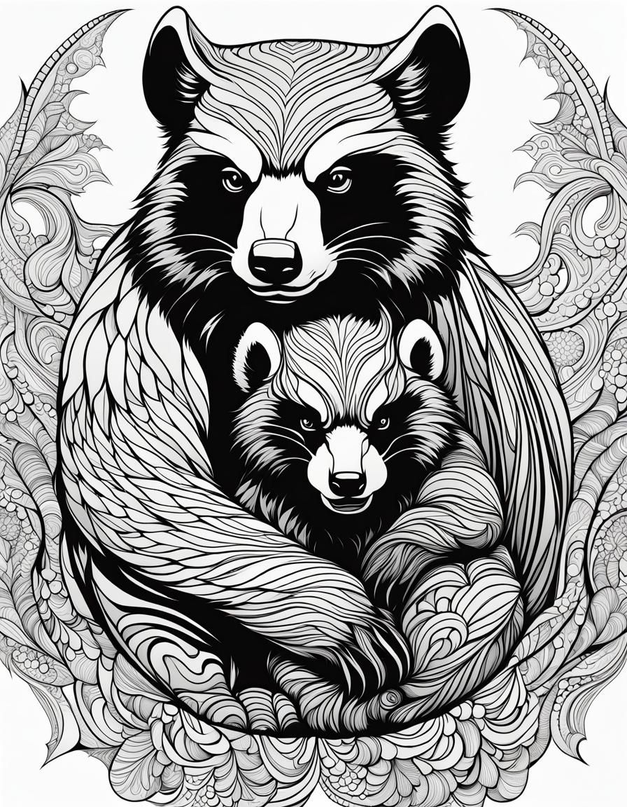Canadian Wildlife Coloring Book page 14 - AI Generated Artwork ...