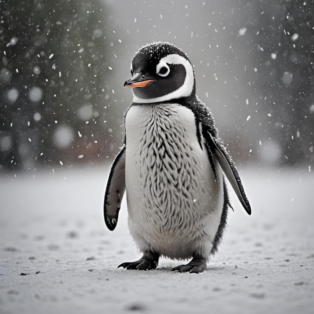 Cute Penguin - AI Generated Artwork - NightCafe Creator