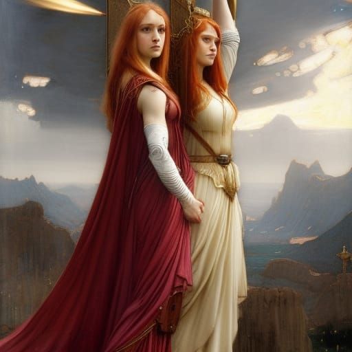 Odinist seafare priestesses - AI Generated Artwork - NightCafe Creator