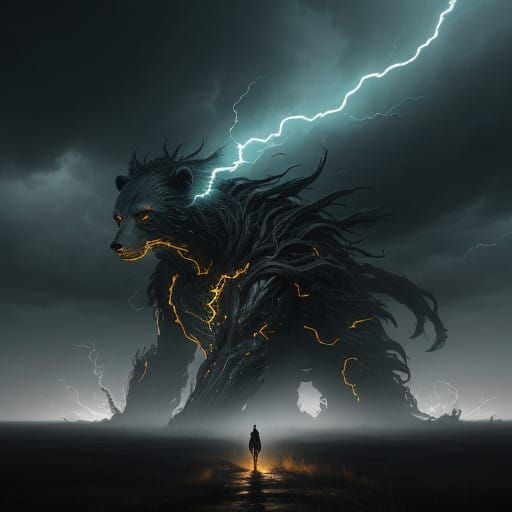 Thunder Wraith - Golden Thunder Wraith, a Majestic, Otherwor...