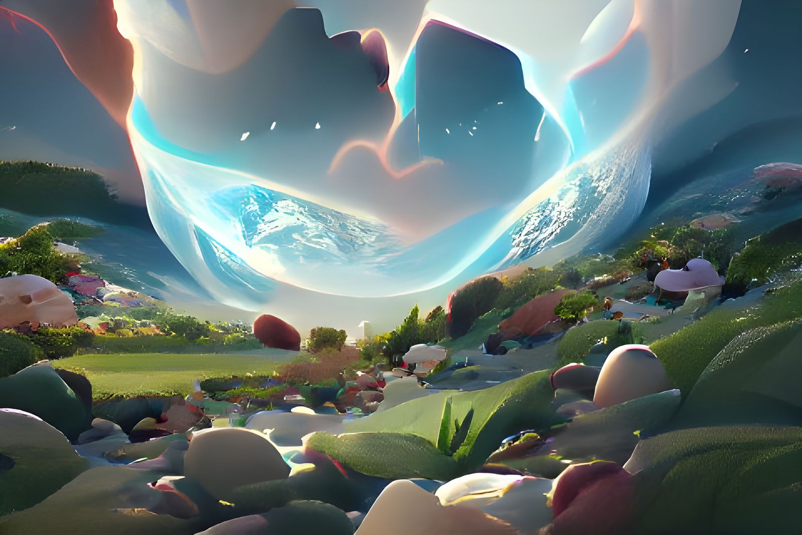 The earth shakes just enough to remind us. - AI Generated Artwork ...