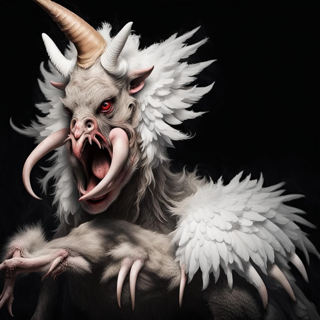 Chicken demon - AI Generated Artwork - NightCafe Creator