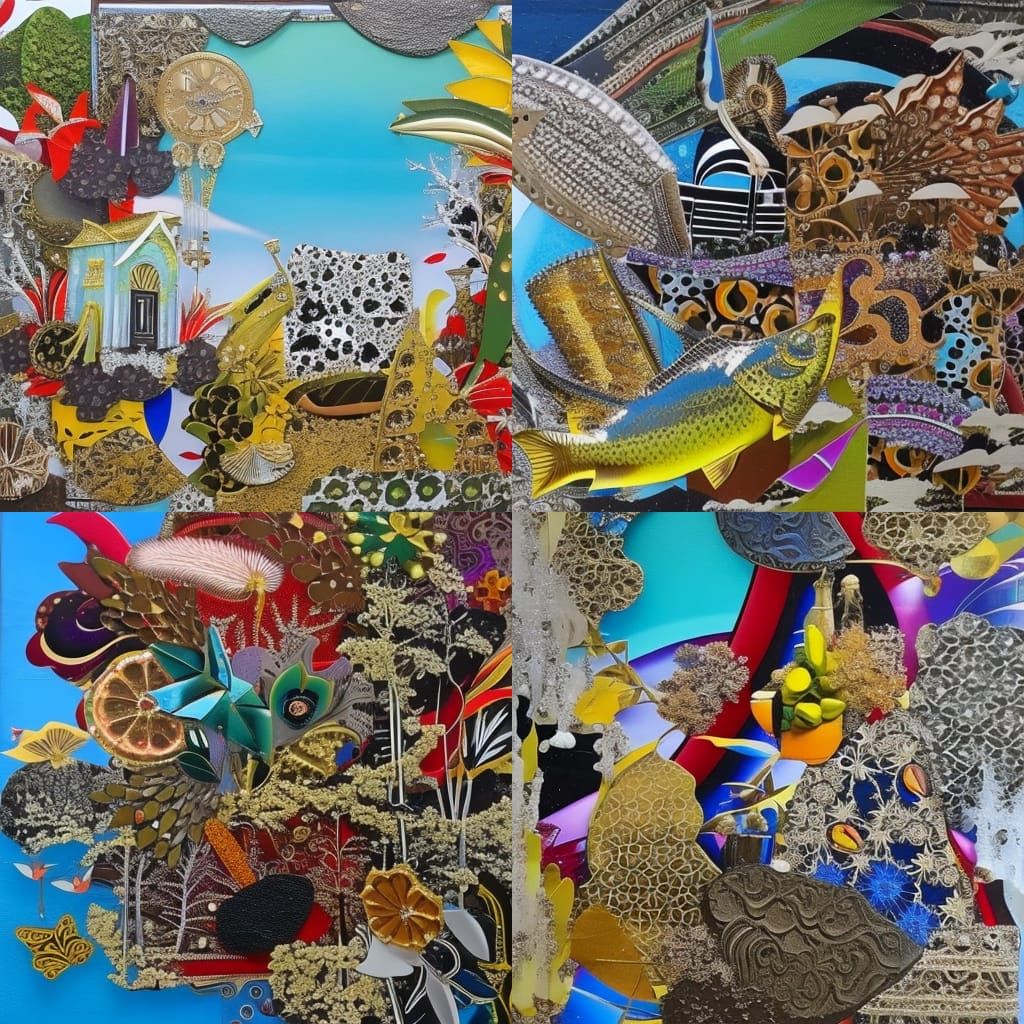 Collage - AI Generated Artwork - NightCafe Creator