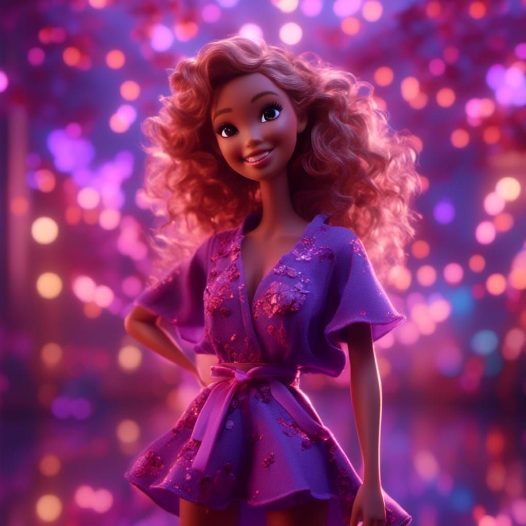 one fantastically amazingly beautiful stunning tan Barbie doll style ...