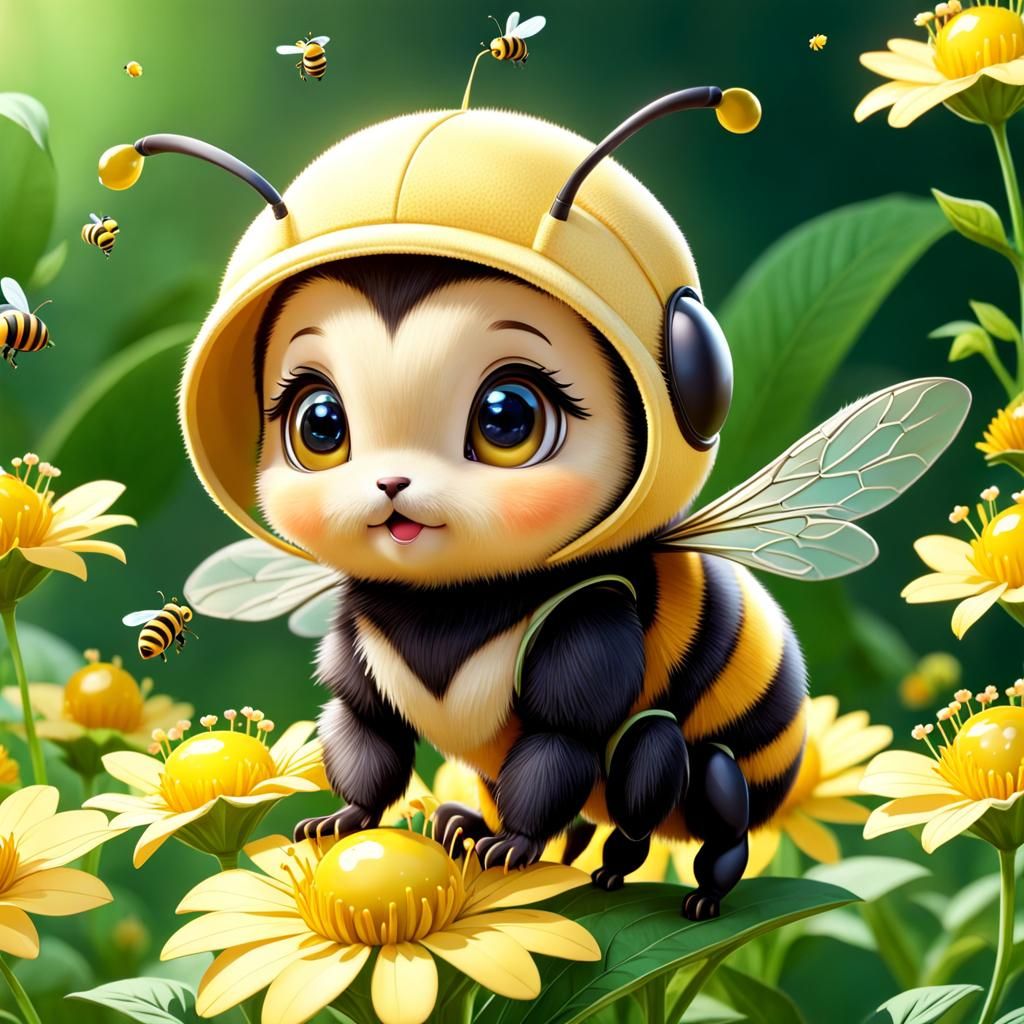Bee - AI Generated Artwork - NightCafe Creator