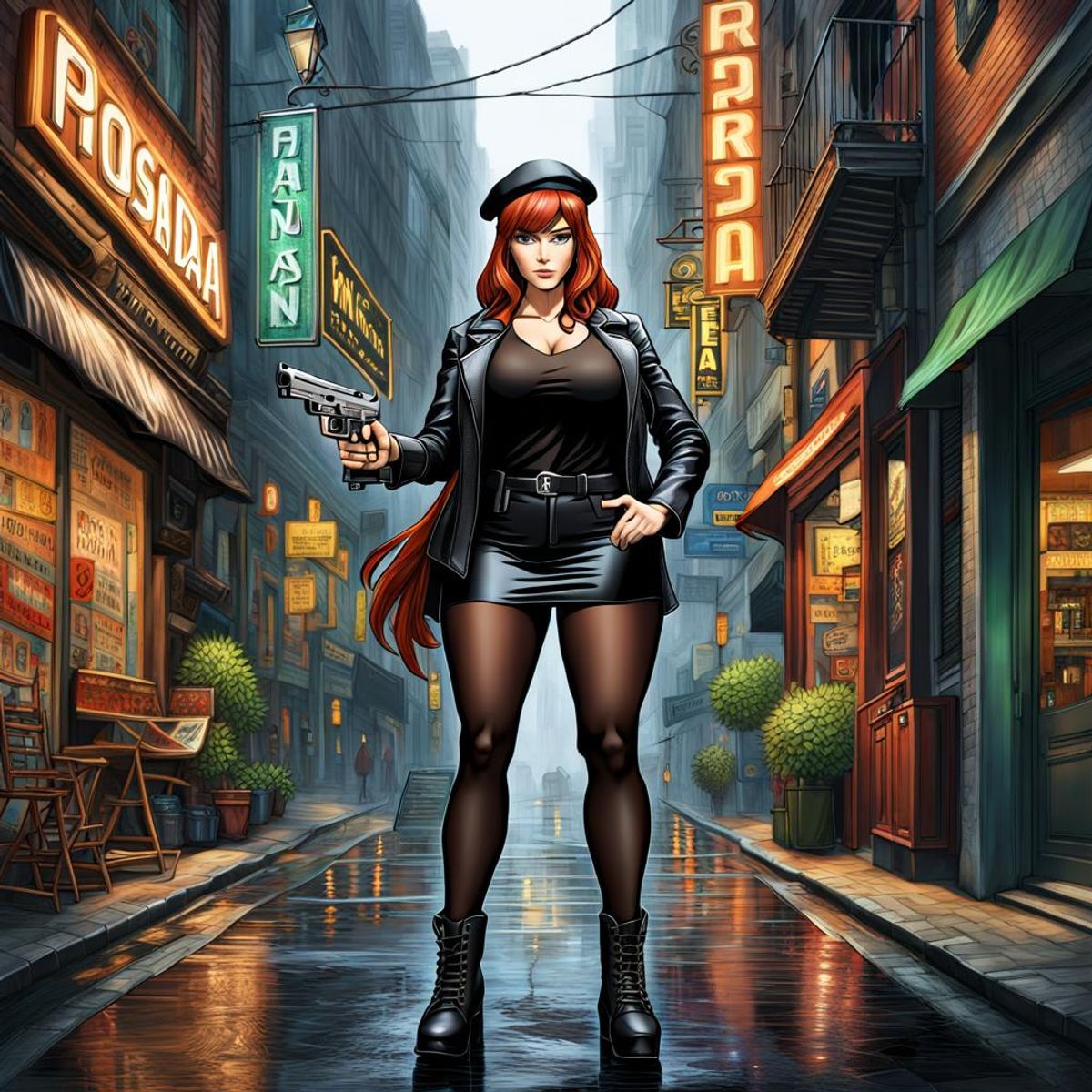 Female Spy Character - AI Generated Artwork - NightCafe Creator