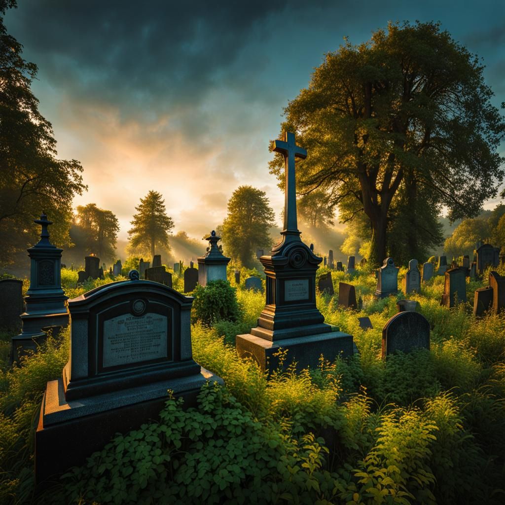 Old necropoly - AI Generated Artwork - NightCafe Creator