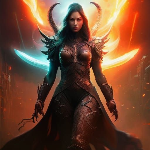 Demon dragon from hell, - AI Generated Artwork - NightCafe Creator