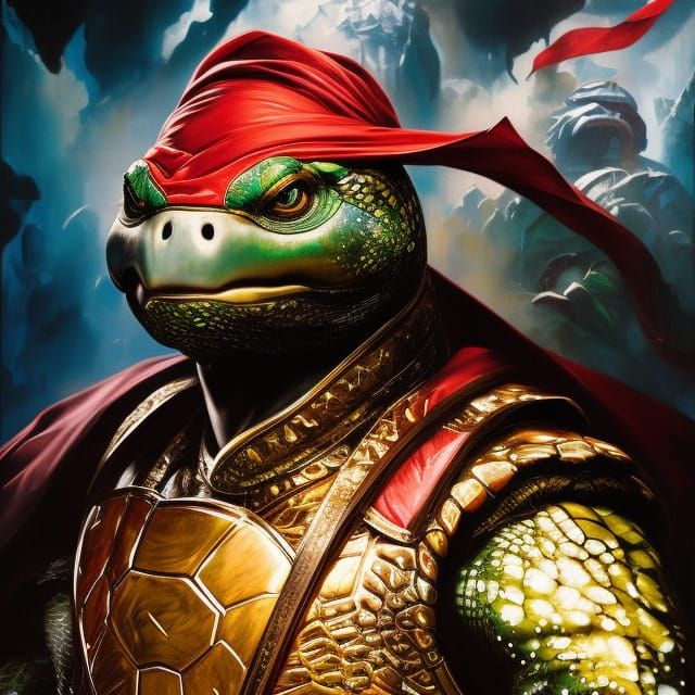 Turtle Raphael - AI Generated Artwork - NightCafe Creator
