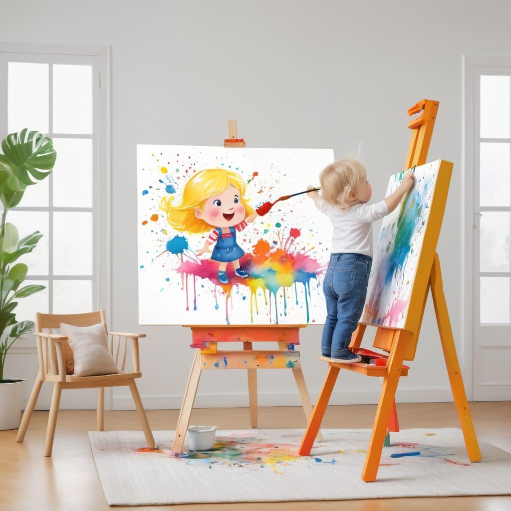 Little Artist #1 - AI Generated Artwork - NightCafe Creator