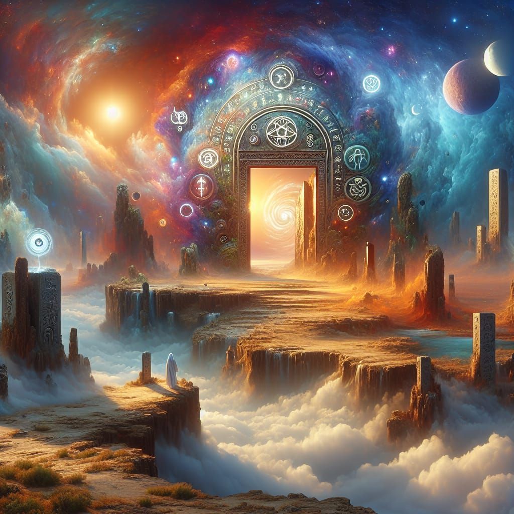 Omniversal Gateway to Higher Realms - AI Generated Artwork - NightCafe ...