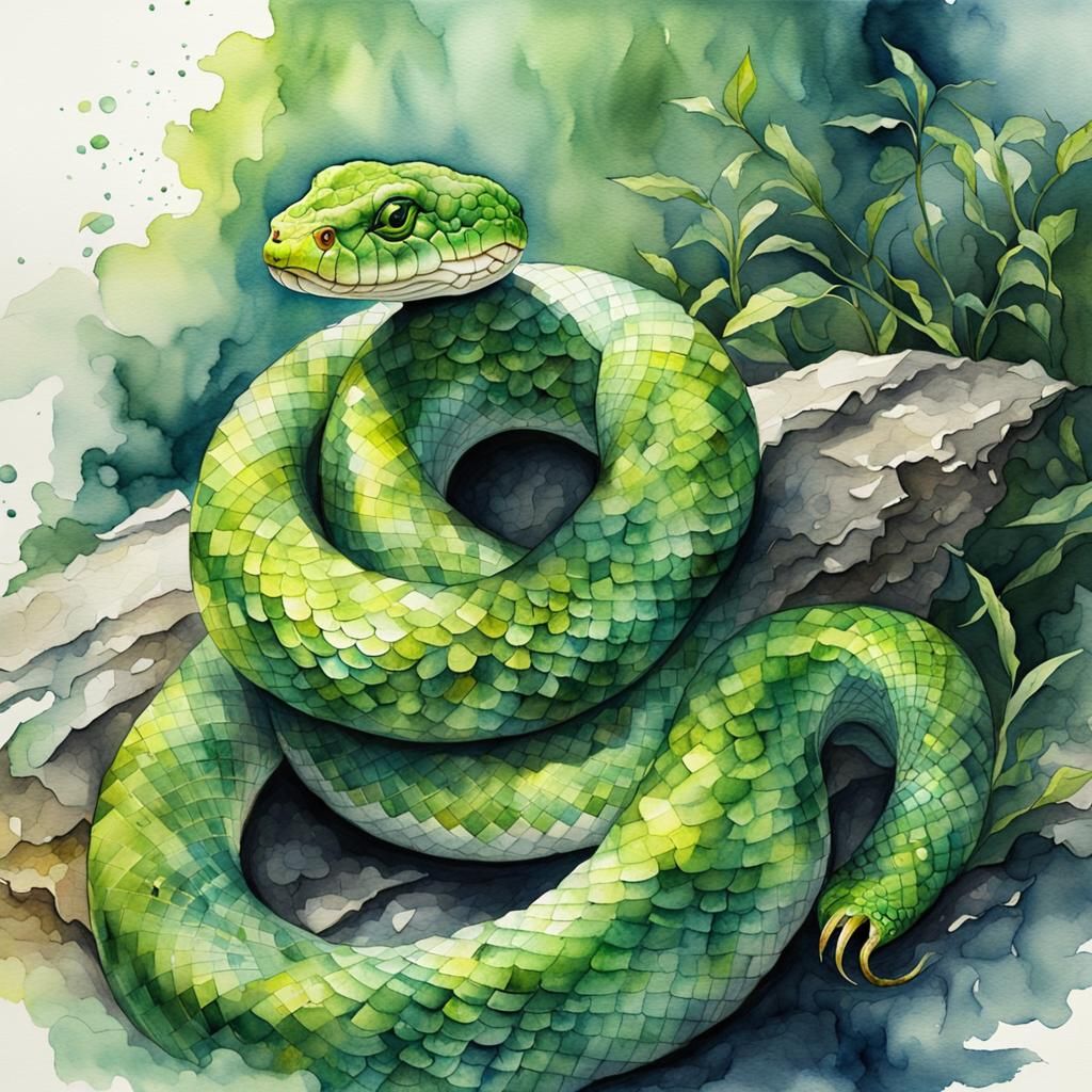 snake - AI Generated Artwork - NightCafe Creator
