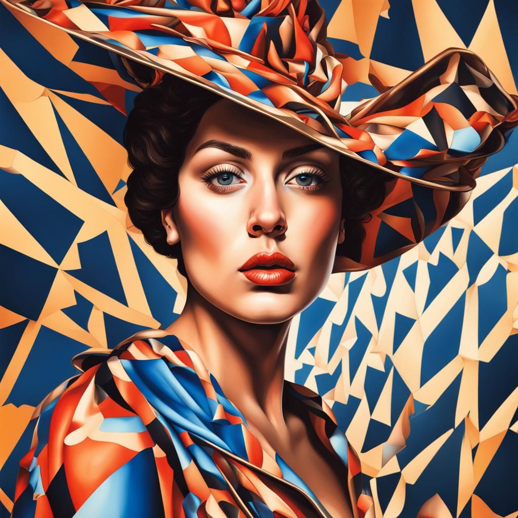 Dazzle pattern style - AI Generated Artwork - NightCafe Creator