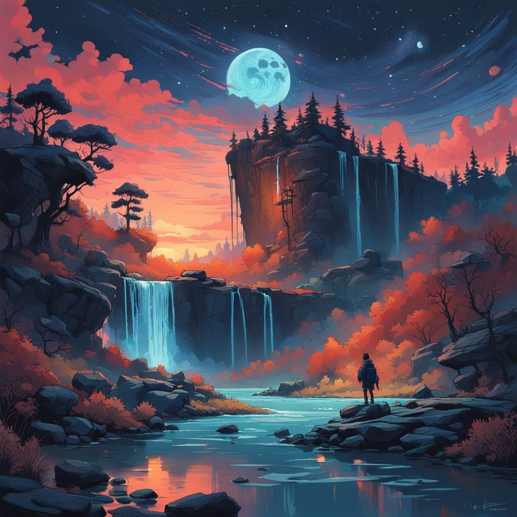 Landscape - AI Generated Artwork - NightCafe Creator