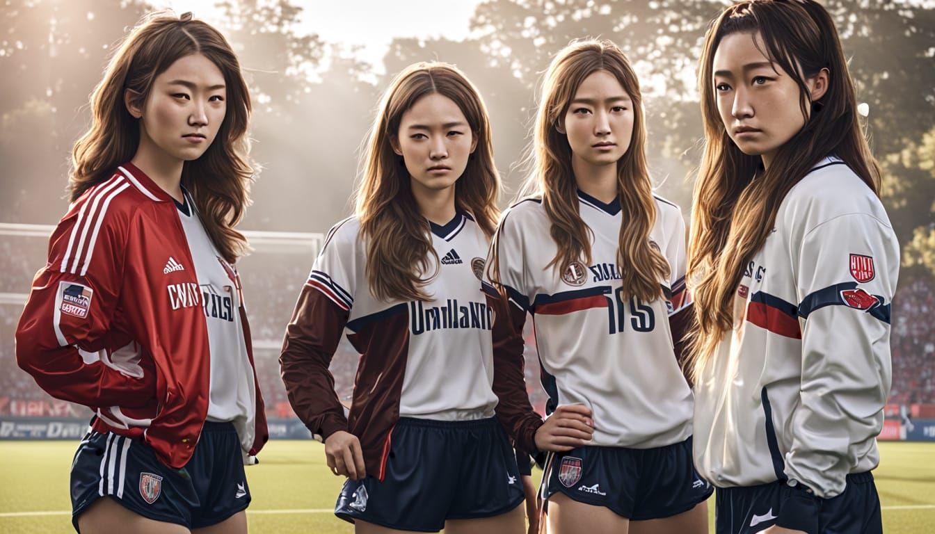 girls football dream team - Soccer Stars Unite in Dream Team