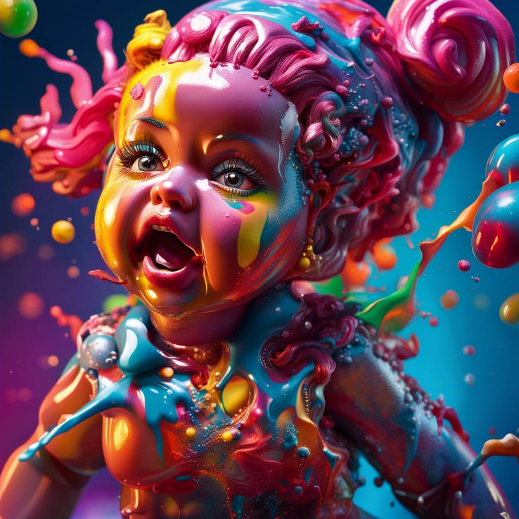 doll splash art - AI Generated Artwork - NightCafe Creator