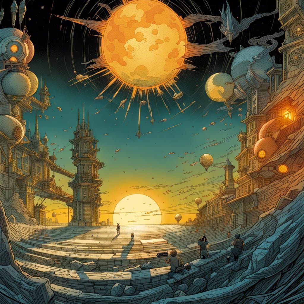 Sun - AI Generated Artwork - NightCafe Creator