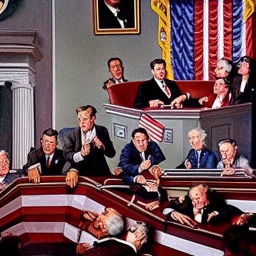 Republicans getting ejected from Congress 4 - AI Generated Artwork - NightCafe Creator