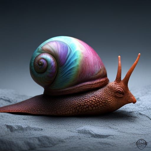 Snail - AI Generated Artwork - NightCafe Creator